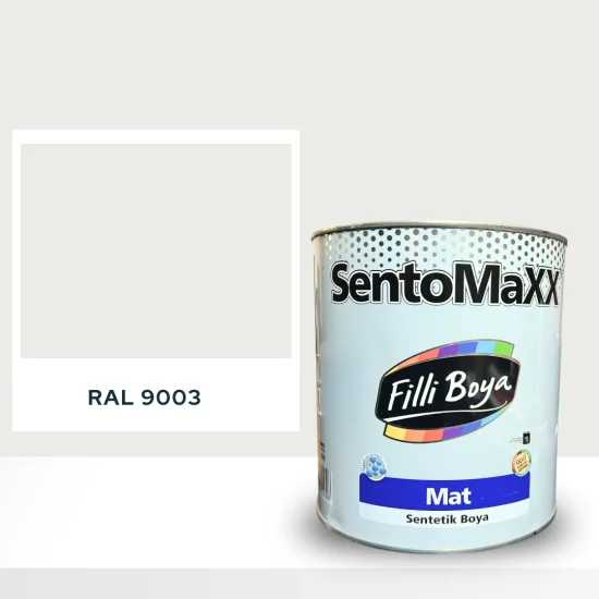 FİLLİ BOYA SENTOMAXX BOYA RAL 9003